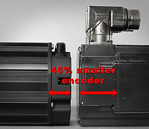 BLDC & AC servo motors w/ encoders, NEMA 23 & 34